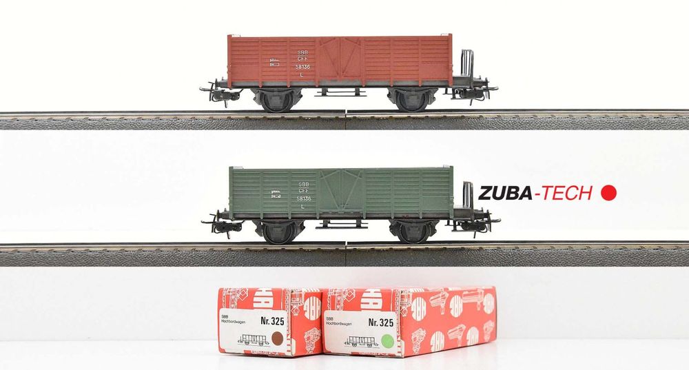 HAG 2x Hochbordwagen der SBB H0 GS mit OVP | Kaufen auf Ricardo