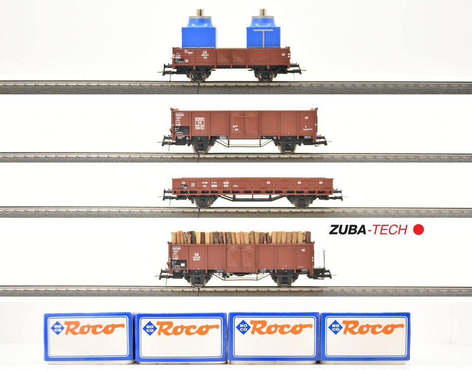Roco 4x Güterwagen der SBB H0 GS mit OVP | Kaufen auf Ricardo