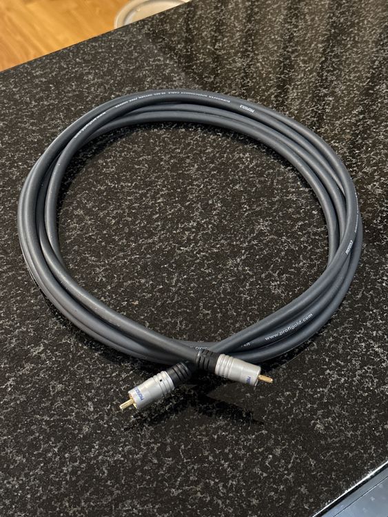 Profigold Mono-Cinch Subwooferkabel 3m | Kaufen auf Ricardo