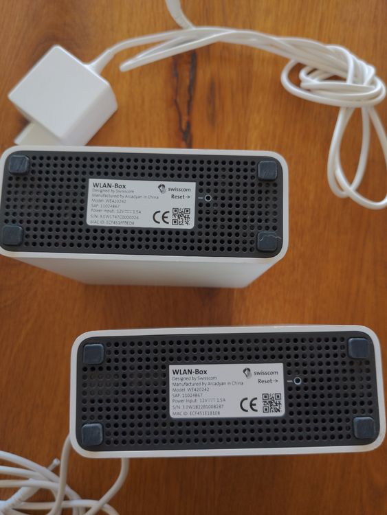 2x WLAN-Box Swisscom | Kaufen auf Ricardo