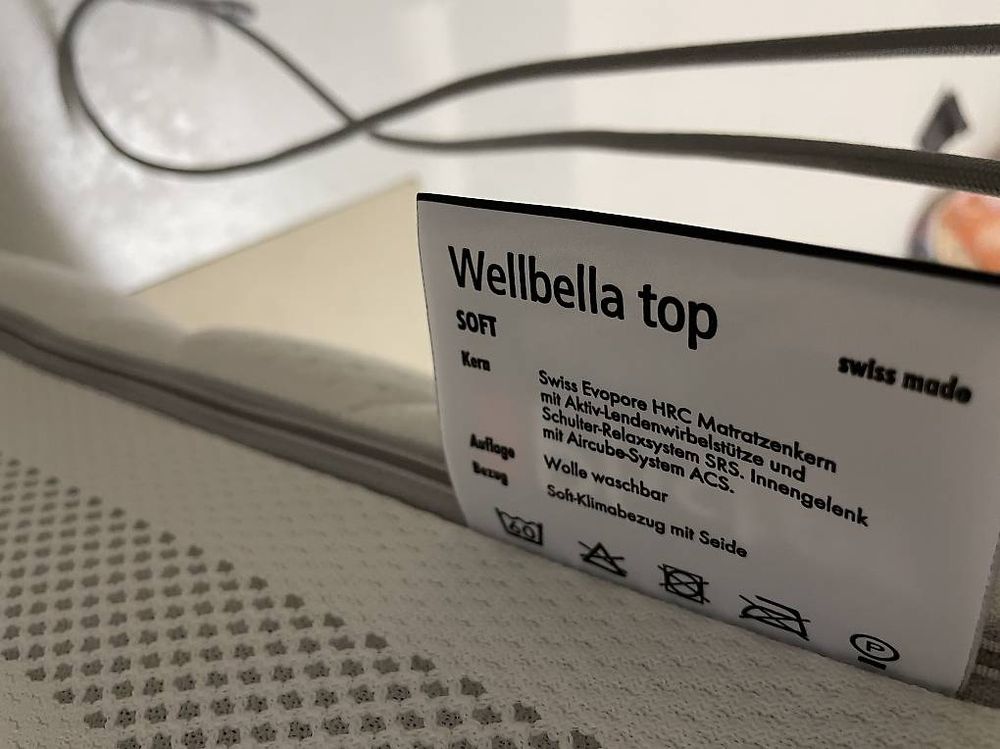 Matratze LUNA - WELLBELLA top / soft (Gebraucht) in Utzenstorf für CHF ...