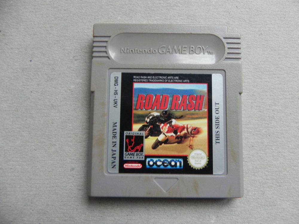 Nintendo Gameboy Kult Game Boy Motorrad Spiel Road Rash (Gebraucht) in ...