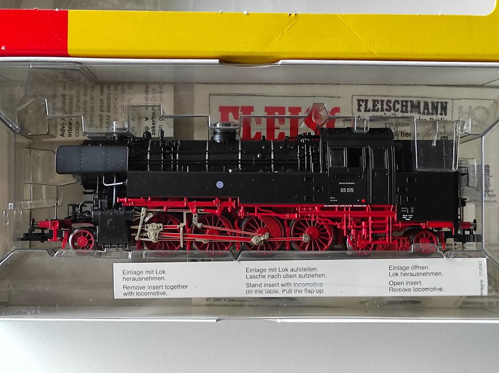 Schlepptenderlokomotive BR 65 der DB von Fleischmann H0, GS | Kaufen auf Ricardo
