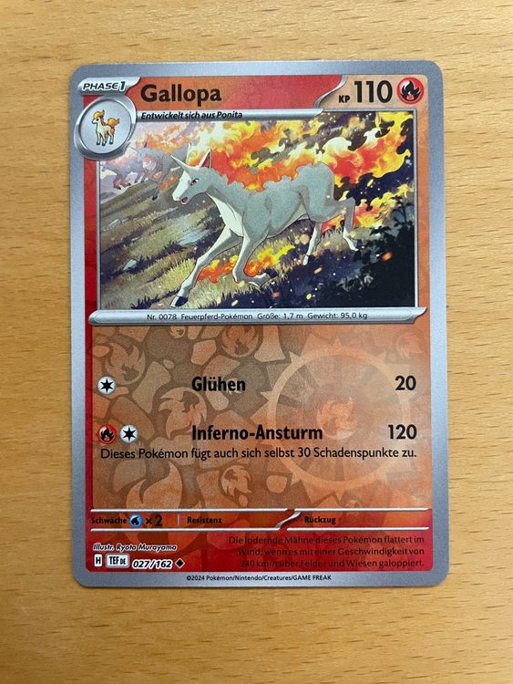 Pokemon Gallopa Reverse (Versand gratis) (Neu (gemäss Beschreibung)) in ...