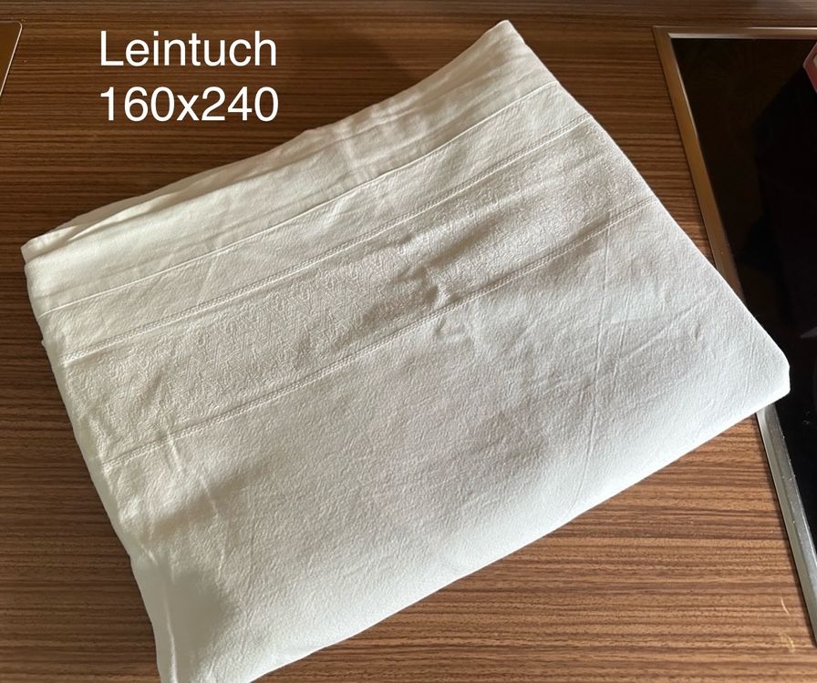 Leintuch 160x240 (Neu (gemäss Beschreibung)) in Gerlafingen für CHF 24 – nur Abholung auf ...