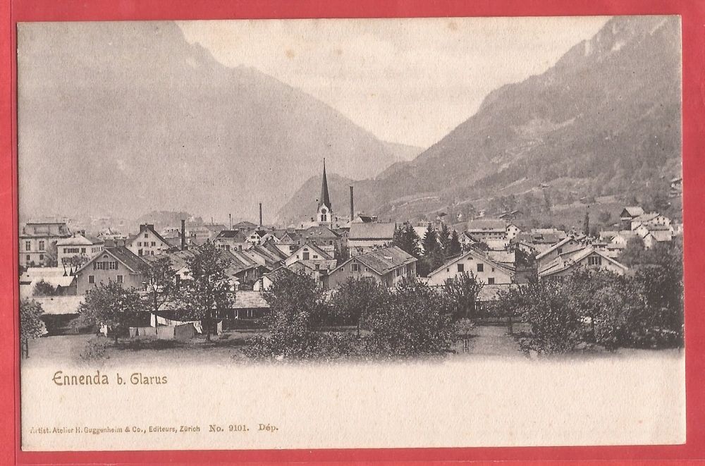 Ennenda bei Glarus - ca. 1905 (Gebraucht) in Fislisbach für CHF 6 – mit ...