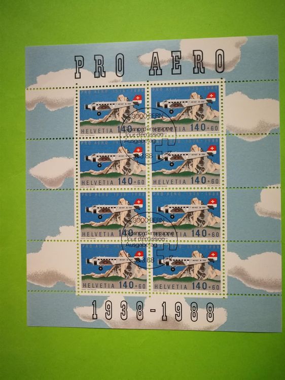 FO49, Kleinbogen ET-Stempel BERN /3168 (Neu (gemäss Beschreibung)) in Obfelden für CHF 1 – mit ...