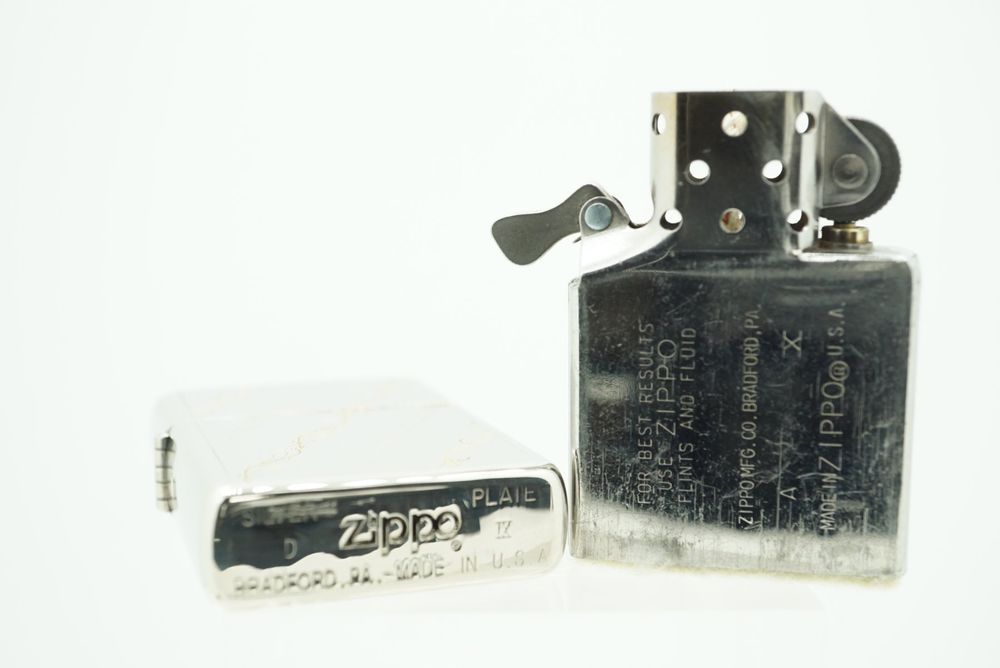 ZIPPO® ORNAMENT - 2SIDE - SILVER PLATE - 1993- GEZÜNDET | Kaufen auf ...