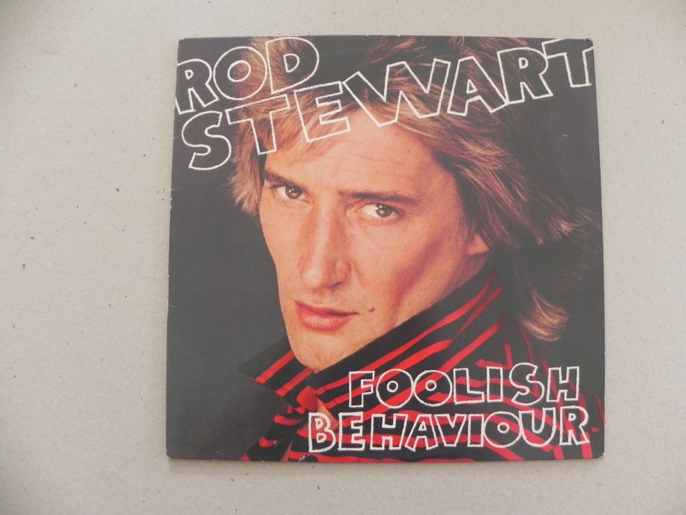 LP brit. Rock Pop Sänger Rod Stewart 1980 Foolish... Poster (Gebraucht ...