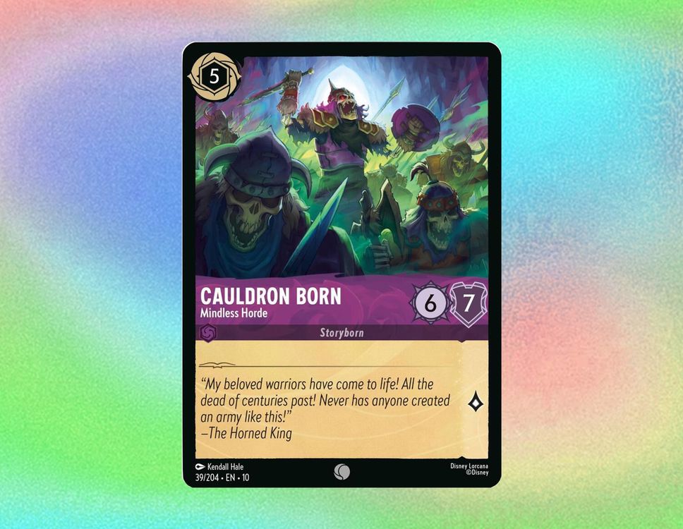 Lorcana - CAULDRON BORN - 39/204 - EN - 10 - Holo Foil (Neu (gemäss ...