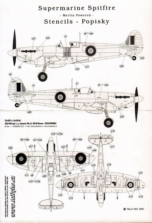 1/72 Spitfire Stencil Decal (Neu (gemäss Beschreibung)) in Sion für CHF 6.5 – mit Lieferung auf ...