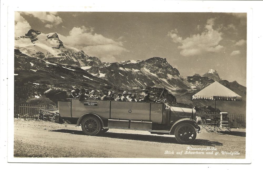 Klausenpasshöhe (UR/GL) Saurer - Postauto - dat. 1939 (Gebraucht) in Engelburg für CHF 17.9 ...