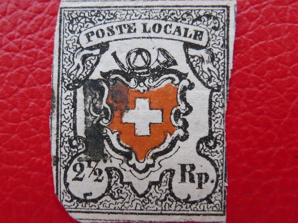 Poste Locale: 14Ib.2.01, STRICH im MARKENBILD, 2500.- Befund | Kaufen auf Ricardo