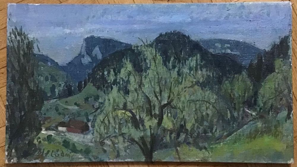 H. LUDIN (XX) Landschaft Gemälde Signiert (Gebraucht) in Root für CHF 5 ...