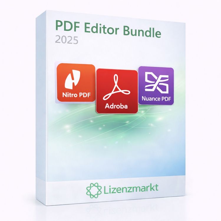 PDF Editor Bundle 2025 – Nitro PDF + Adobe Acrobat + Nuance (Neuf (Voir ...