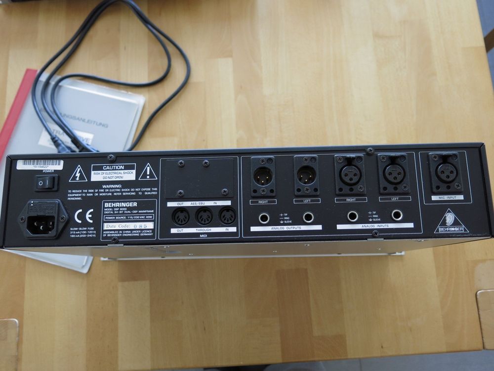 Behringer Ultra-Curve DSP 8000 | Kaufen auf Ricardo