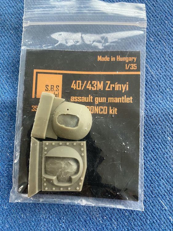 1/35 40/43M ZRINYI ASSAULT GUN MANTLET FÜR BRONCO | Kaufen auf Ricardo
