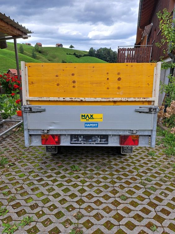Autoanhänger Kipper Hapert 2700Kg (Gebraucht) in Schwellbrunn für CHF 2940 – nur Abholung auf ...