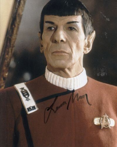 Leonard Nimoy (1931-2015) - orig. sign. Grossfoto (Gebraucht) in Egg b ...