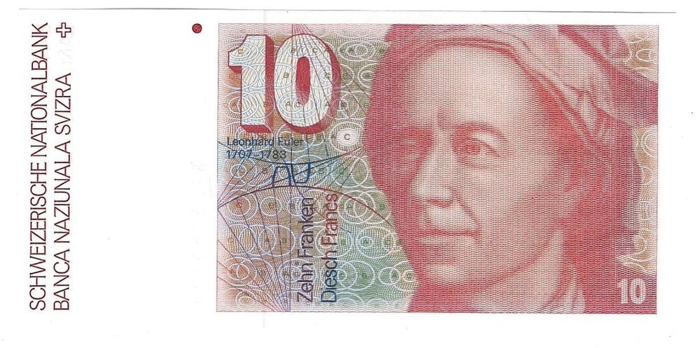 Banknote: 10 Schweizer Franken (Neu (gemäss Beschreibung)) in Aeugst am ...