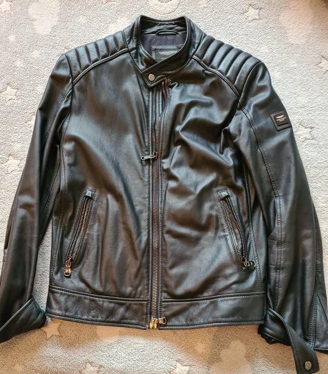 Aston Martin Nappa Lederjacke von Hackett (Neu (gemäss Beschreibung ...