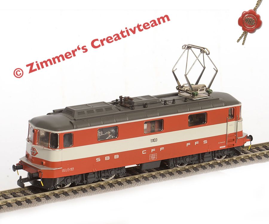HAG SBB Lok Re 4/4 II, «Swissexpress», WS, H0, OVP, analog | Kaufen auf Ricardo