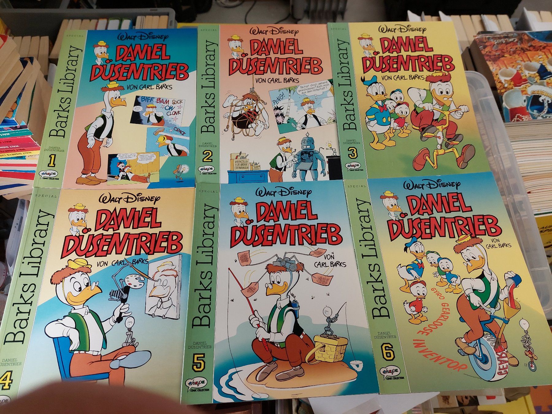 Carl Barks Library: Daniel Düsentrieb 1-6 (komplett!) (Gebraucht) in ...