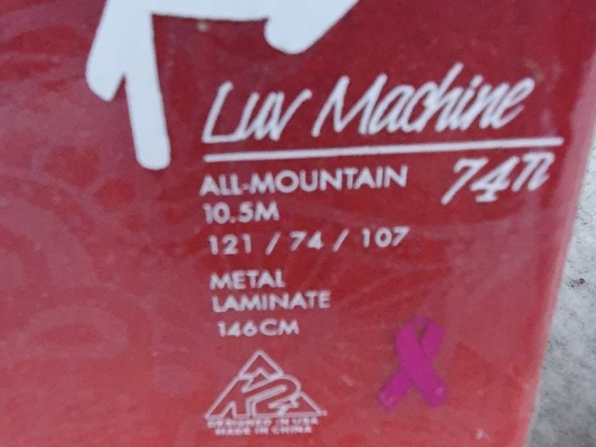 K2 Luv Machine 74 Ti (Damen Ski) (Gebraucht) in Uerikon für CHF 80 ...