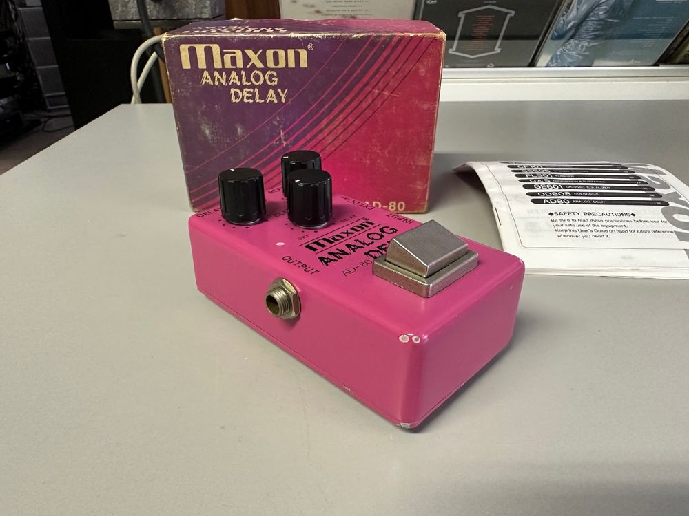 Maxon AD-80 Rar JAP Vintage Analog-Delay-Ikone Effektgeräte (Gebraucht ...