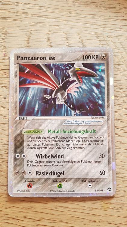 Pokémon Karte: Panzaeron Ex Power Keepers Secret Holo (Gebraucht) in Bonaduz für CHF 22 – mit ...
