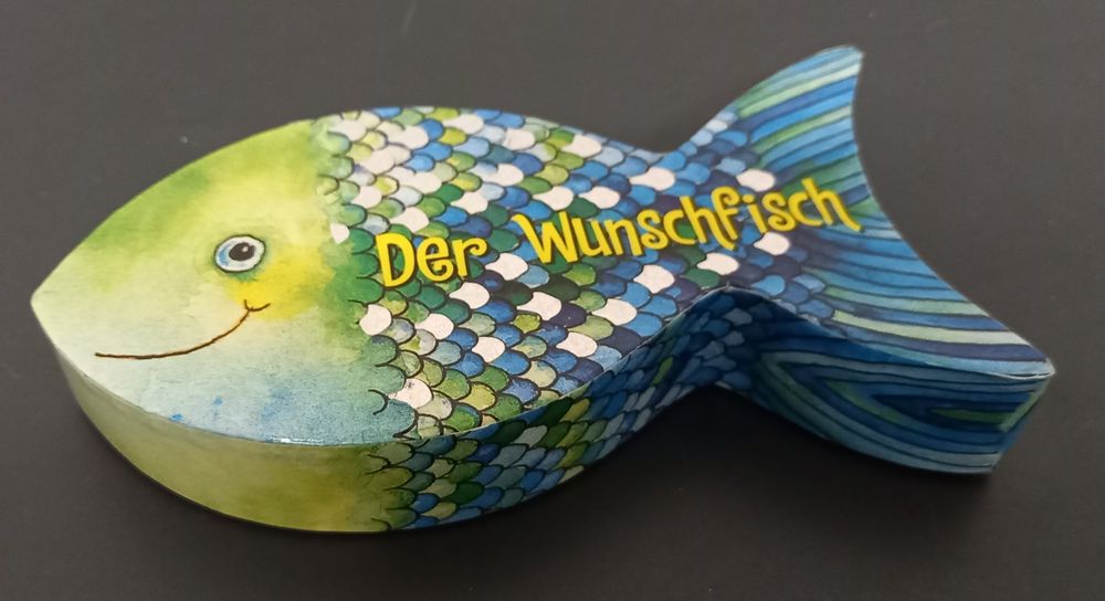 *GUTE WÜNSCHE - FISCH* 16 KARTEN/L XA.19CM/L.GEBRAUCHSPUREN (Gebraucht ...