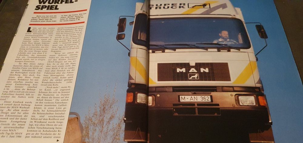 Lastauto Omnibus 7/86 Scania P112 6x6 Toyota Hi-Ace MAN xx (Gebraucht ...