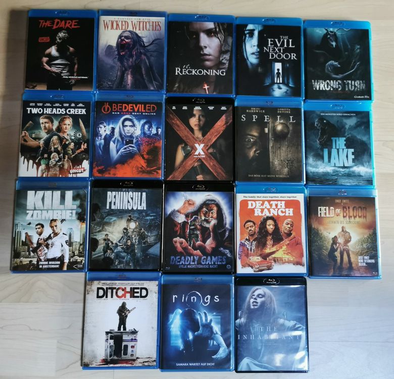 Blu Ray-Sammlung Horror (Neu (gemäss Beschreibung)) in Ittigen für CHF ...