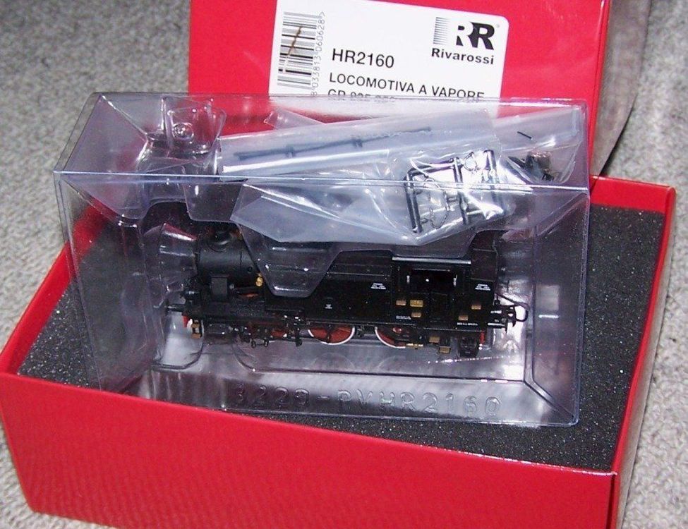 Rivarossi H0 HR 2160: Dampflok FS GR 835 in 1:87, KKK, DC (Neu und originalverpackt) in ...