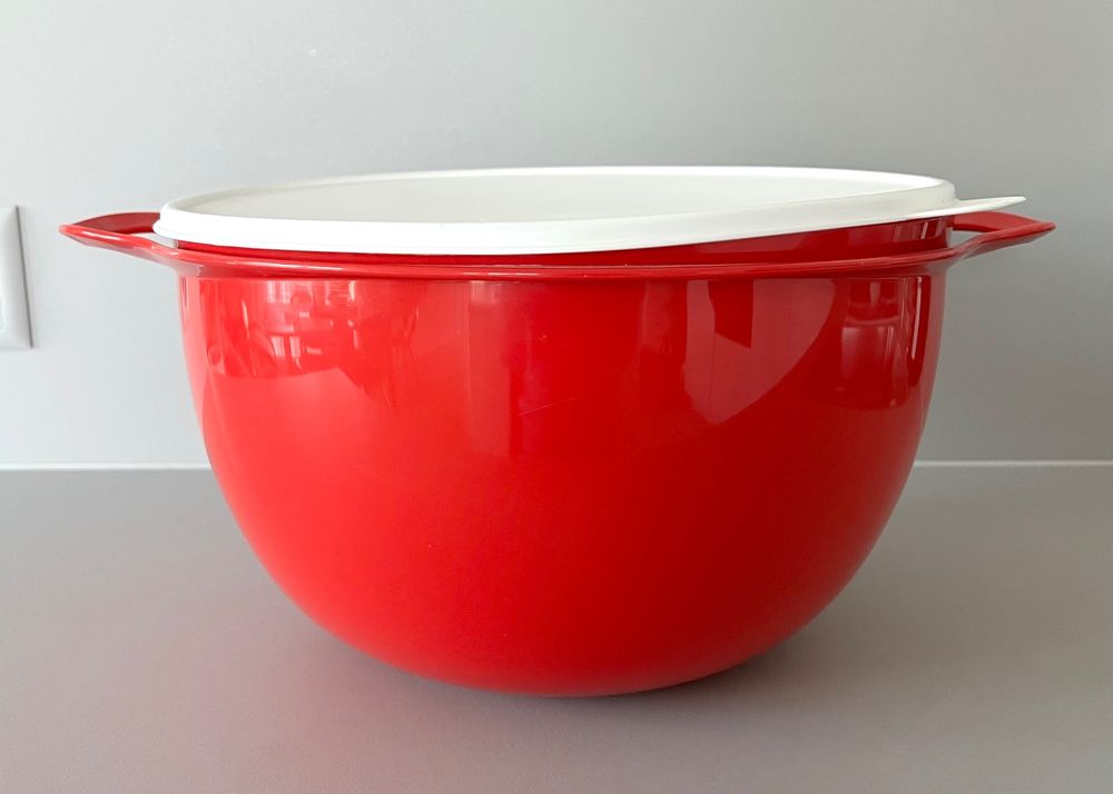 Wunderschöne Tupperware Große Schüssel 10 Liter Fotos