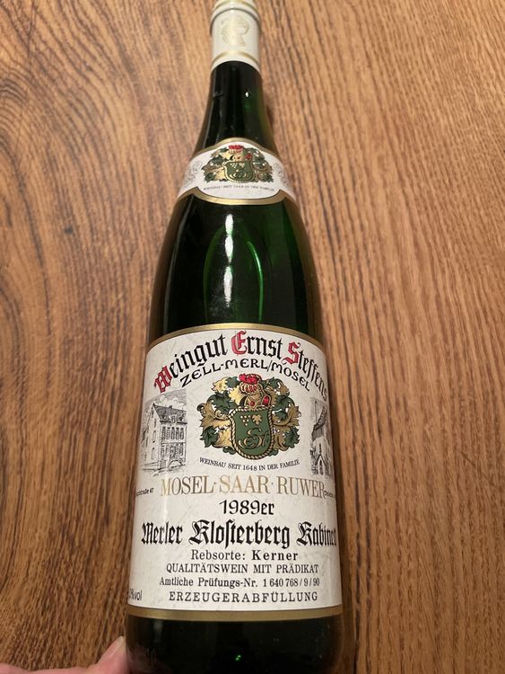 1989er Mosel-Saar-Ruwer Merler Klosterberg Kabinett (Neu (gemäss Beschreibung)) in Adliswil für ...