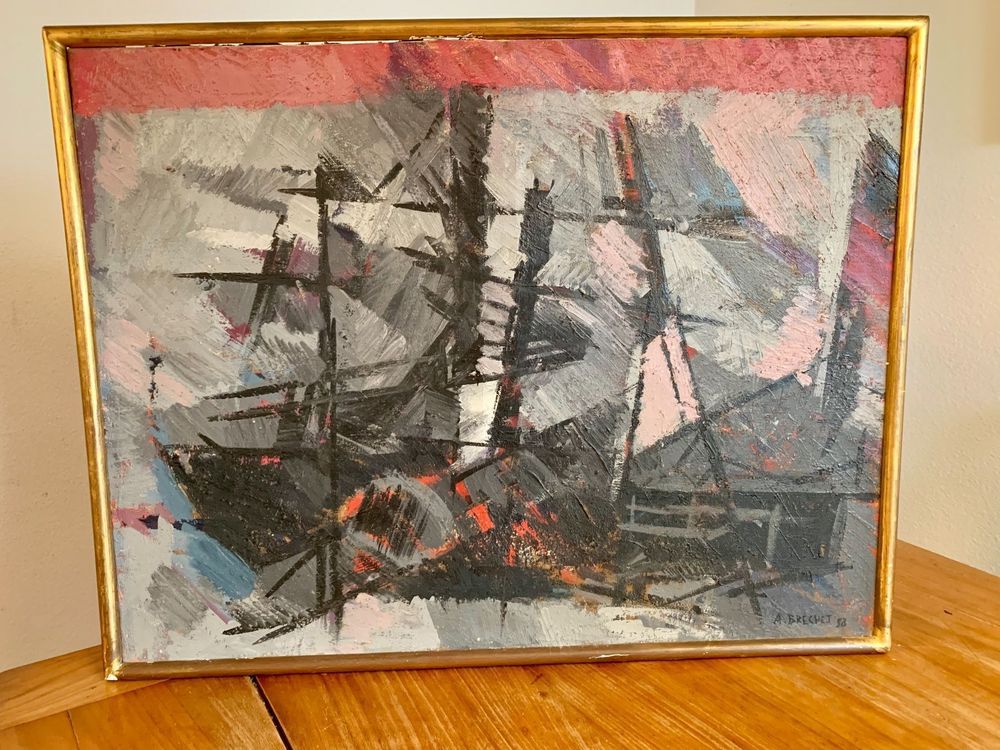 Original CH André Brechet Ölgemälde 1958 (Gebraucht) in Meilen für CHF 300 – mit Lieferung auf ...