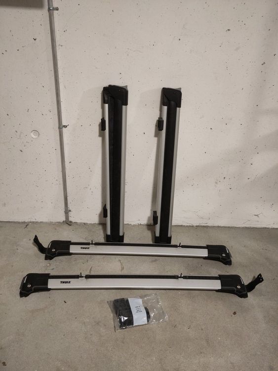Thule Dachträger WingBar Edge 9584 S/M und SnowPack L (Gebraucht) in ...