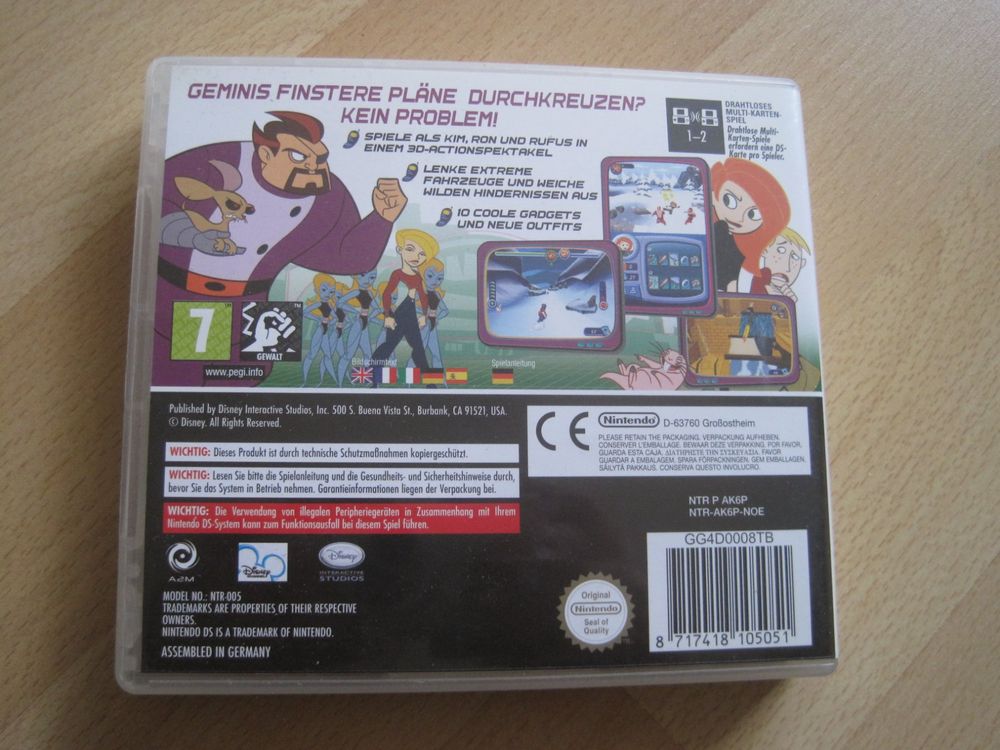 Kim Possible Auf der Jagd nach Gemini Spiel 3DS Nintendo | Kaufen auf ...