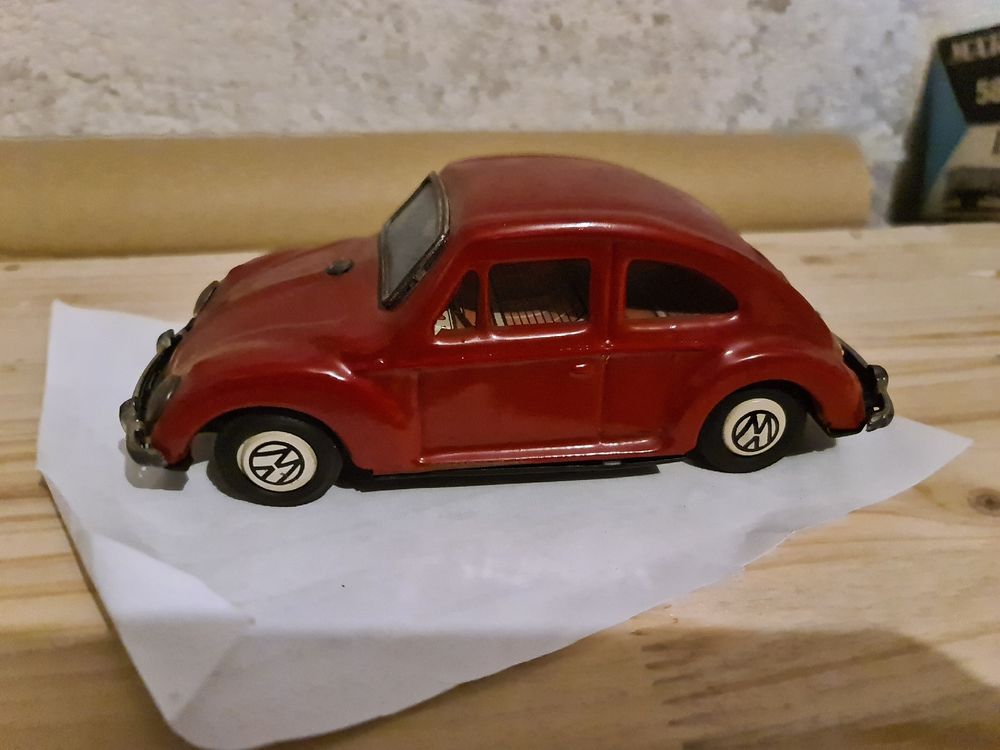 Roter VW Käfer Blechspielzeug Auto Oldtimer Sammlerstück (Gebraucht) in ...
