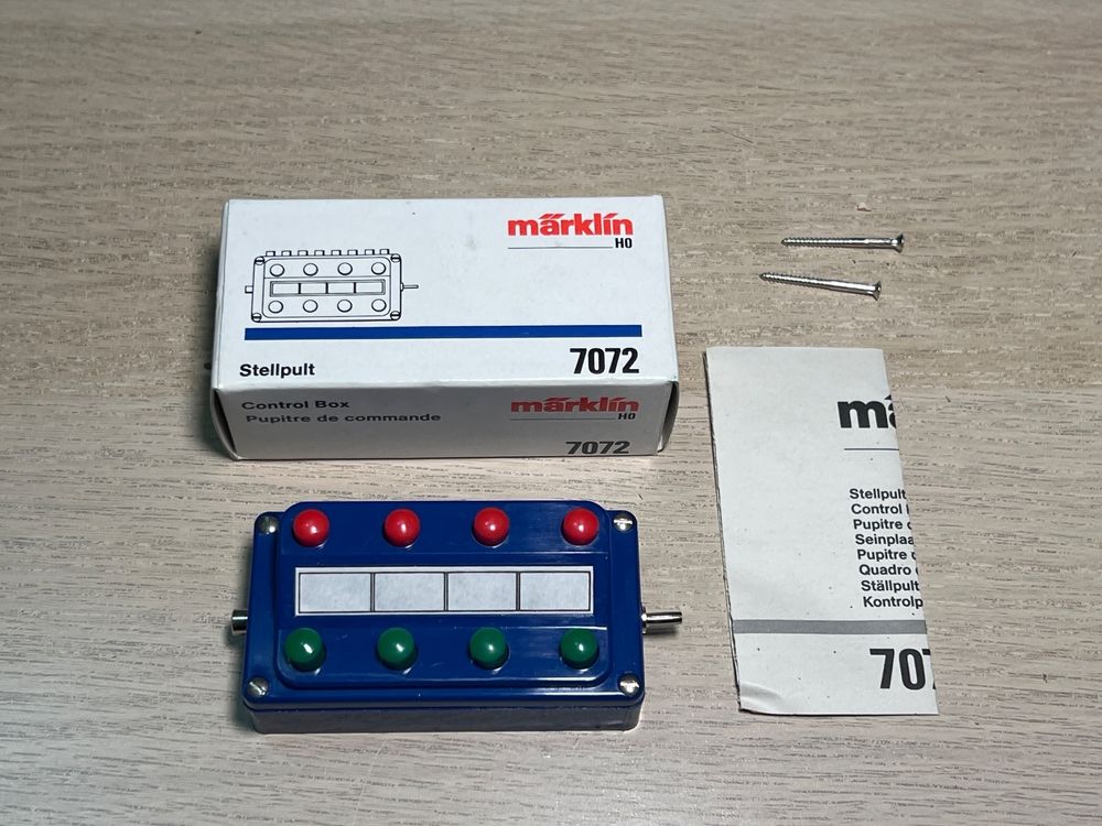Märklin 7072 Stellpult OVP NEU (Neu und originalverpackt) in St-Aubin ...