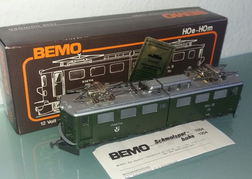 Bemo 1254 - - E-Lok RhB Ge 6/6 II | Kaufen auf Ricardo