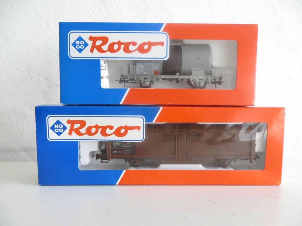 Roco H0: Set mit 2 Güterwagen SBB, 46643 und 46665, OVP (Gebraucht) in ...