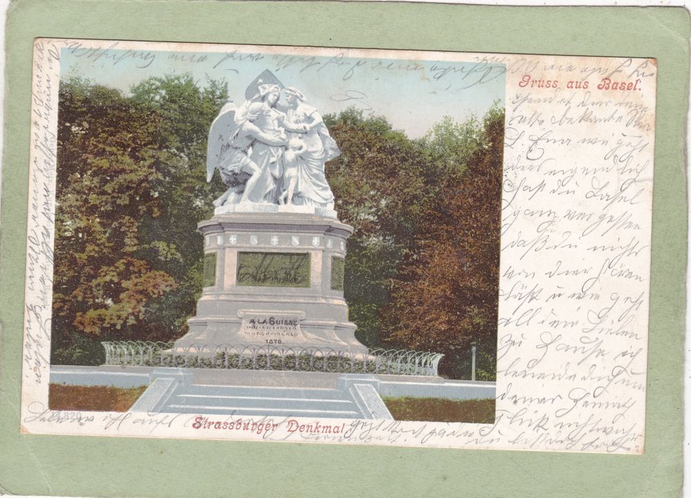 Basel Strassburger Denkmal 1901 (Gebraucht) in Herisau für CHF 0.7 – mit Lieferung auf Ricardo ...