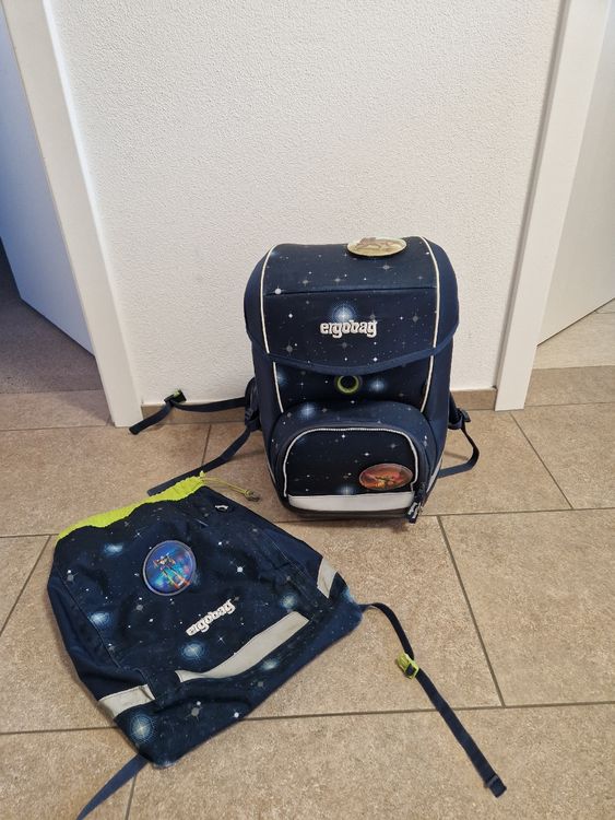 Ergobag Schulranzen Set, Weltraum Design, gebraucht | Kaufen auf Ricardo