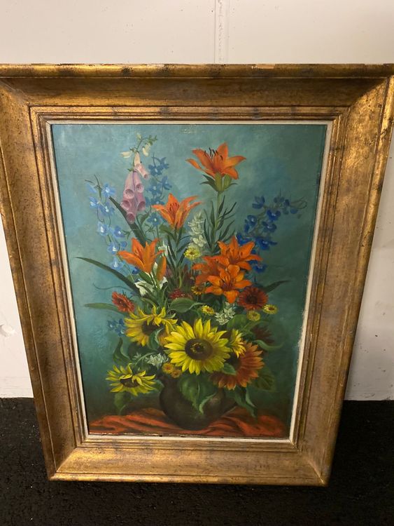 Ölbild Stillleben gerahmt | Kaufen auf Ricardo