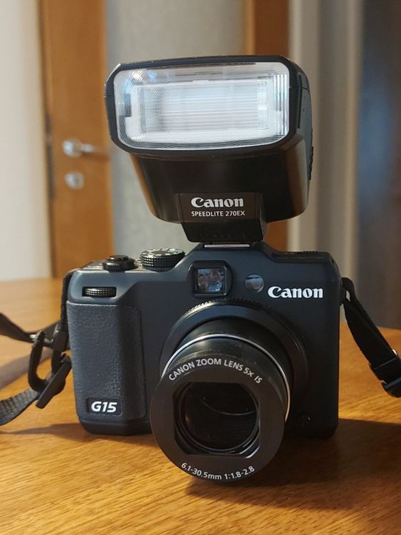 Canon G15 Digitalkamera mit Blitz (Gebraucht) in Wädenswil für CHF 118 ...