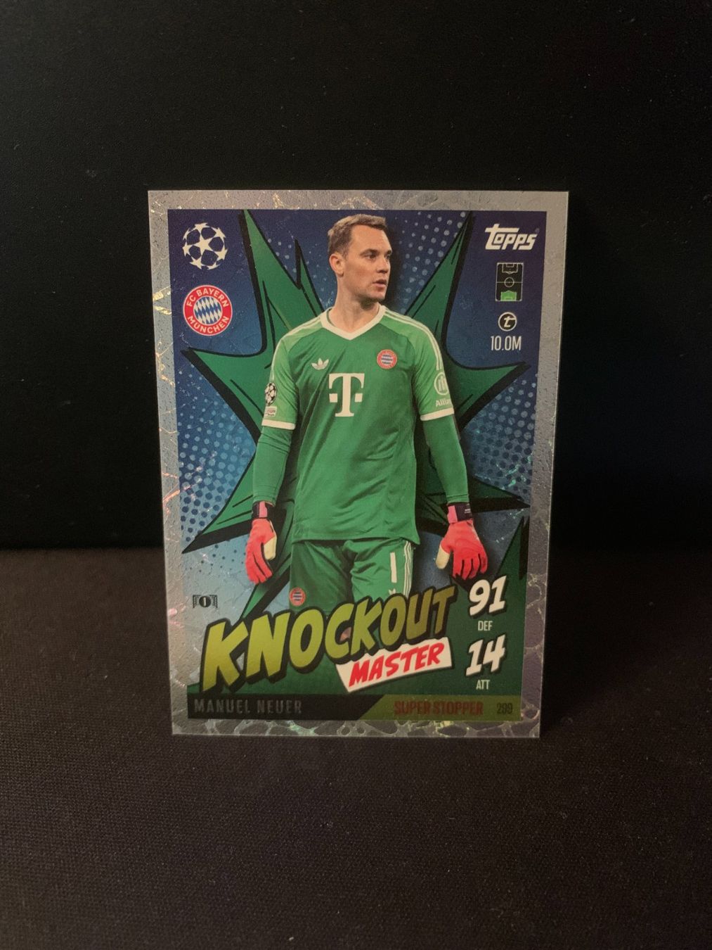 Topps Match Attax Manuel Neuer Knockout Master Nr. 299 (Neu (gemäss ...