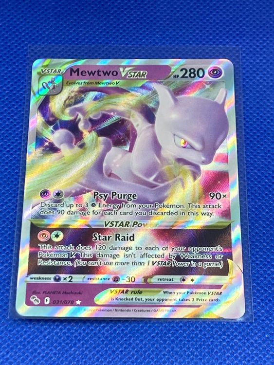 Pokemon GO Mewtwo V Star 031 / 078 (Neu (gemäss Beschreibung)) in Baar ...