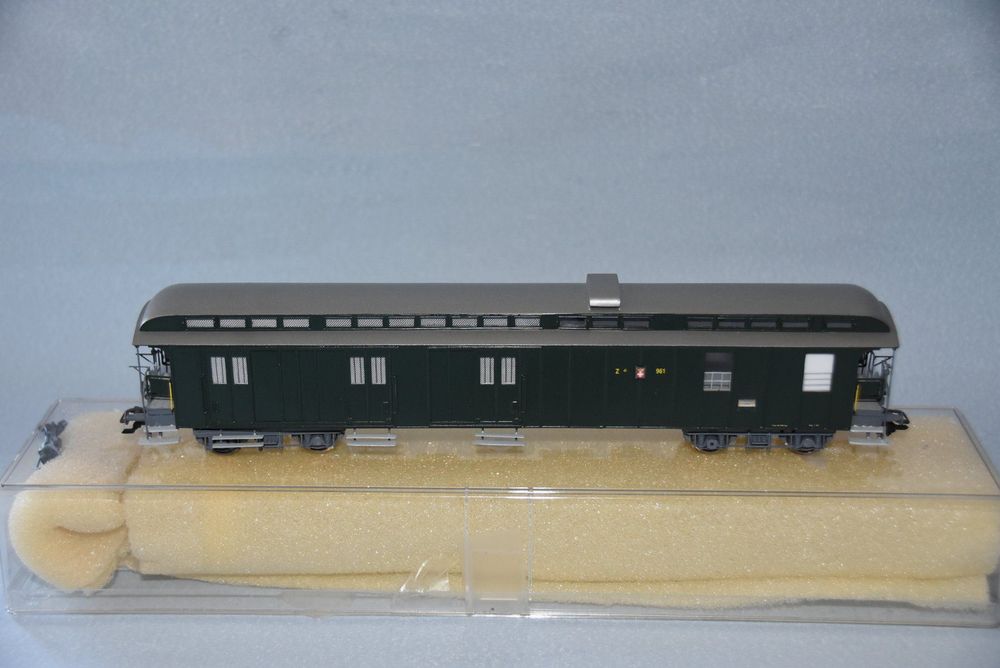 Wabu Postwagen Fz4ü SBB PTT HO Messing (Neu und originalverpackt) in ...